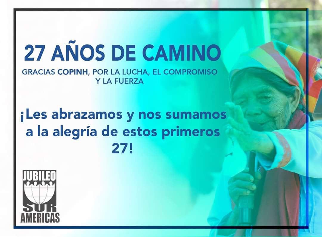 Saludos al COPINH en su 27º aniversario. - COPINH