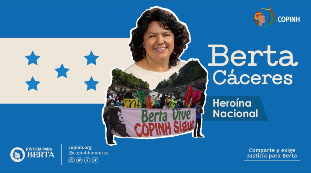 Berta Cáceres, heroína nacional - COPINH