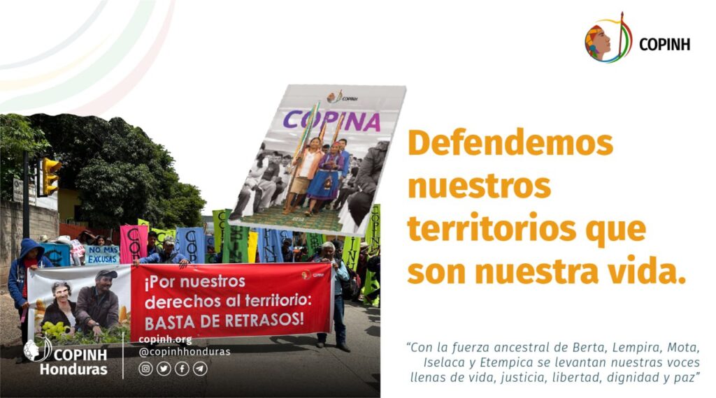 Defendemos nuestros territorios que son nuestra vida. – COPINH