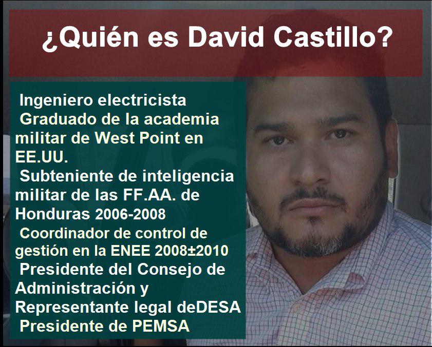 Quién es David Castillo y su rol en el crimen contra Berta Cáceres - COPINH